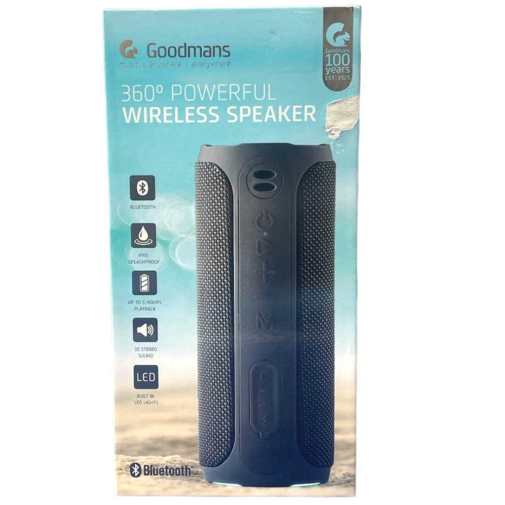 Goodmans 360 Powerful Wireless Speaker - Own4Less